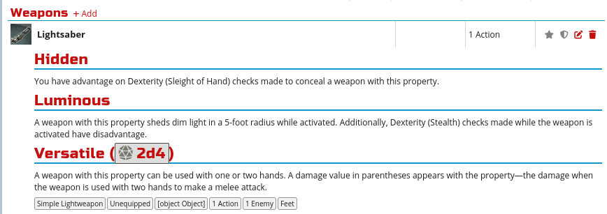 Item proficiency label not showing correctly on character sheet (2.2.2) · Issue #722 · sw5e ...