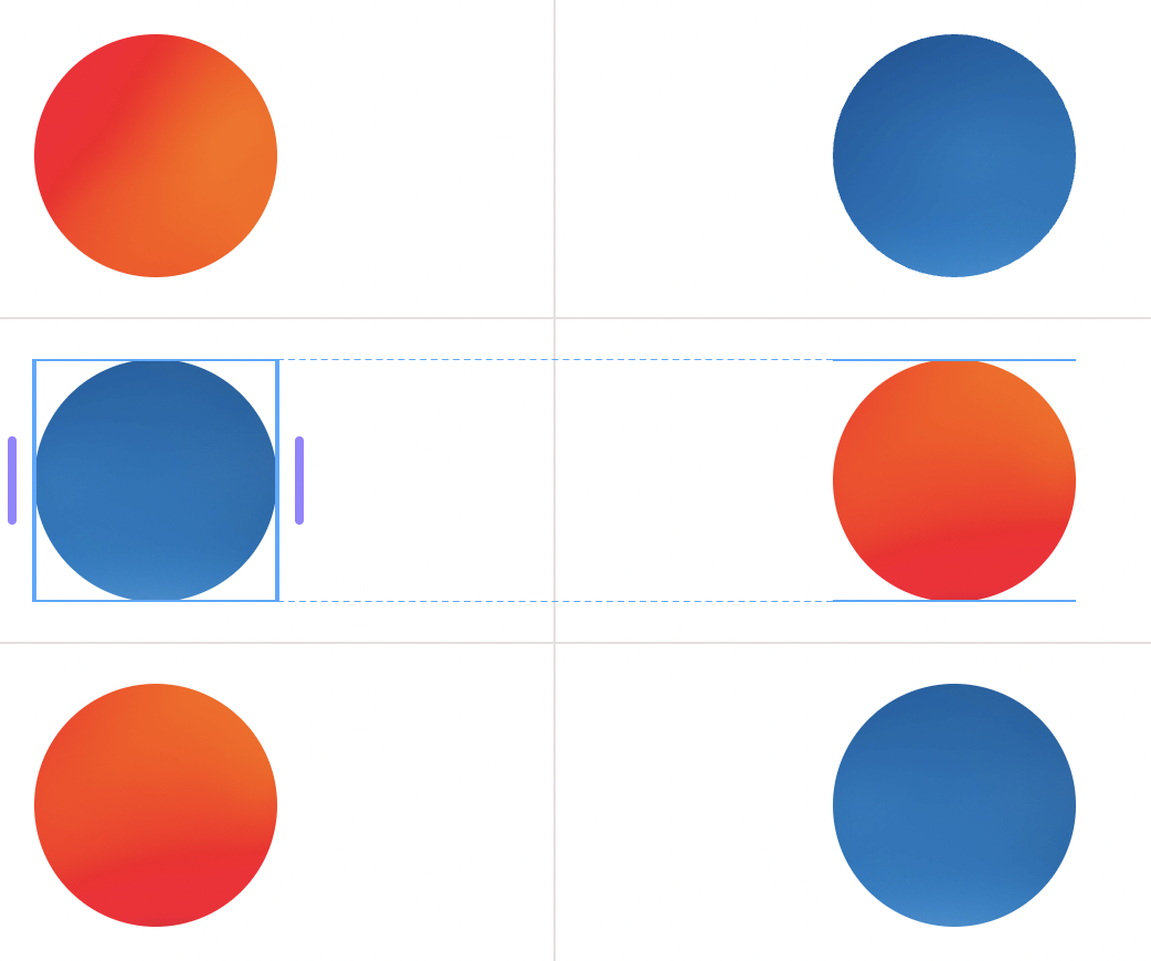 Snappable Resizeable Vertical Guidelines Dont Show Up When Resizing In Horizontal