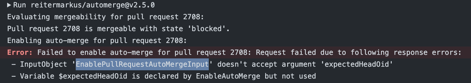 Not working anymore with ES 3.8 · Issue #2678 · reitermarkus/automerge · GitHub