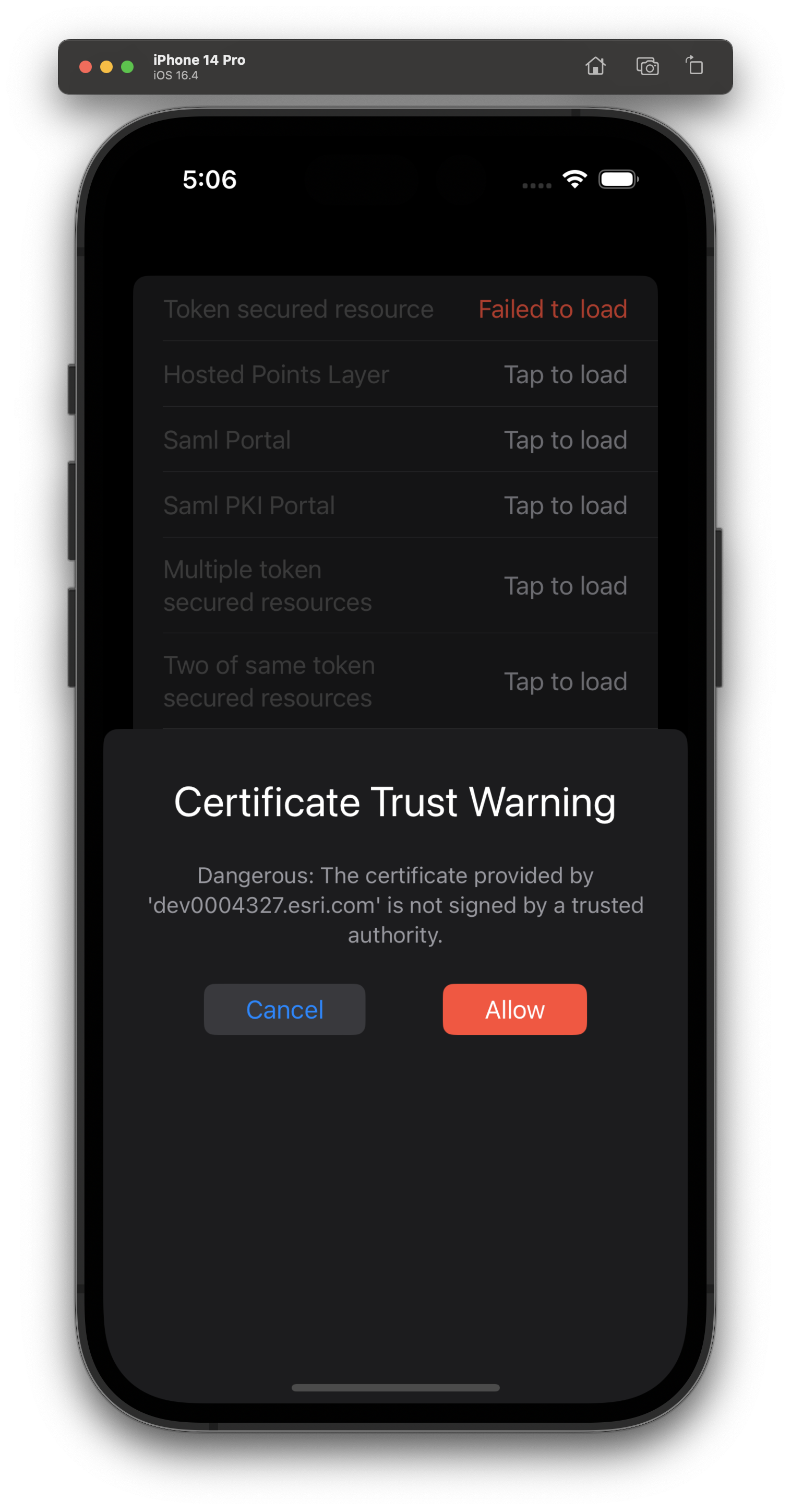 Authenticator UX feedback · Issue #418 · Esri/arcgis-maps-sdk-swift-toolkit · GitHub