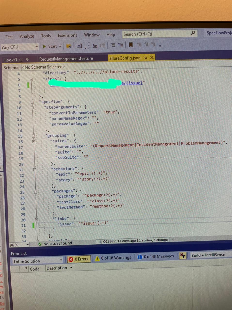 Allure Throws Error Key Not Found With Specflow 3 5 5 And Specflow Allure 3 5 0 6 · Issue 204
