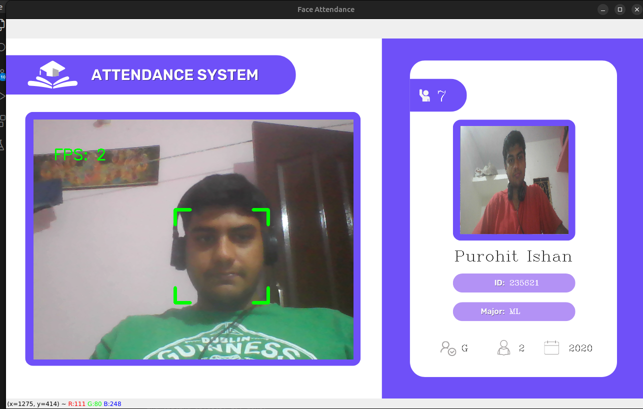 GitHub - cosmicishan/Face_Recognition_Attendance: Automated Face Recognition for Attention