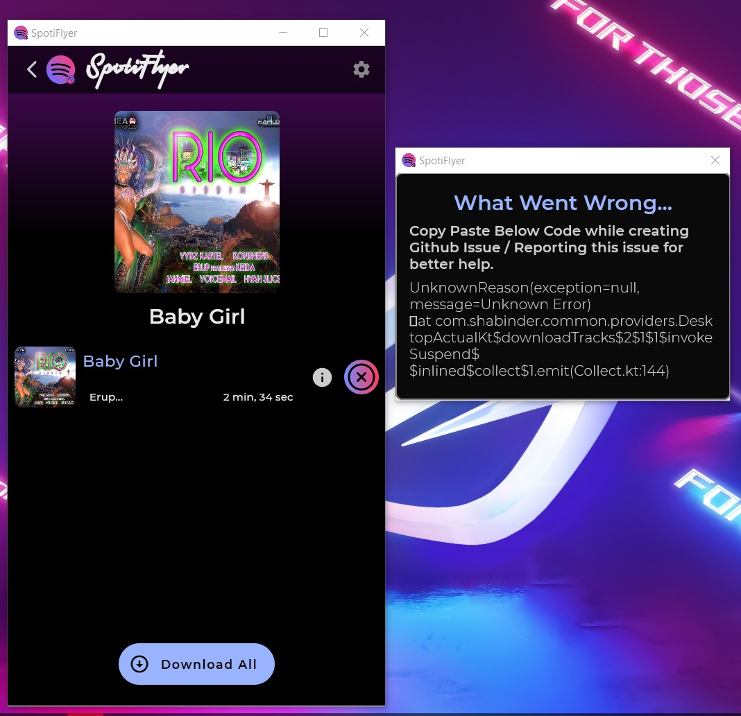 [BUG] : · Issue #913 · Shabinder/SpotiFlyer · GitHub