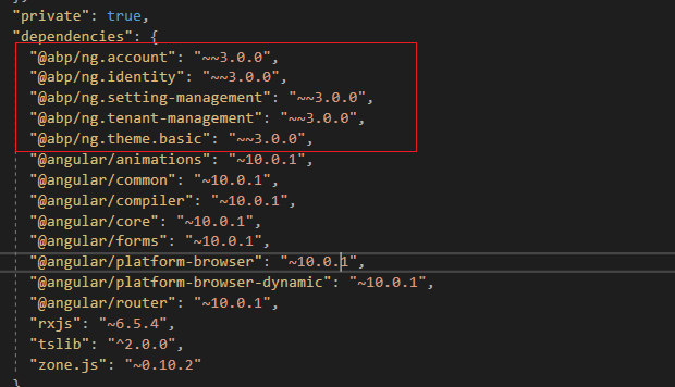 When Run The Abp Update Command Abp Packages Were Updated With Double