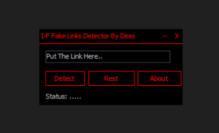 GitHub - marwaneldesouki/I_F-Fake-Links-Detector: This tool made by me ...