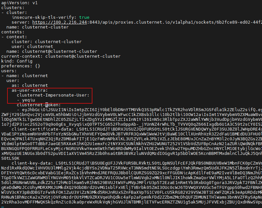 Does clusternet support impersonate method ? · Issue #488 · clusternet/clusternet · GitHub