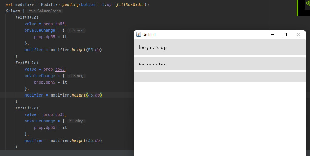TextField display problem after changing the height · Issue #1069 · JetBrains/compose ...