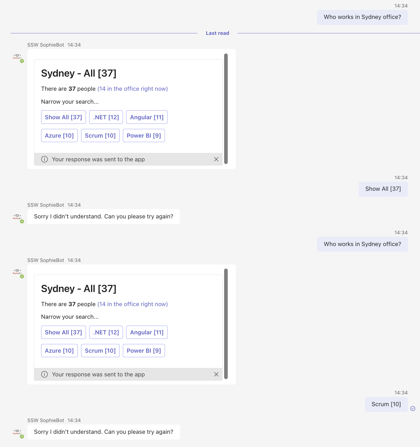 🐛 Fix query "Who works in the Sydney office?" · Issue #657 · SSWConsulting/SSW.SophieBot · GitHub