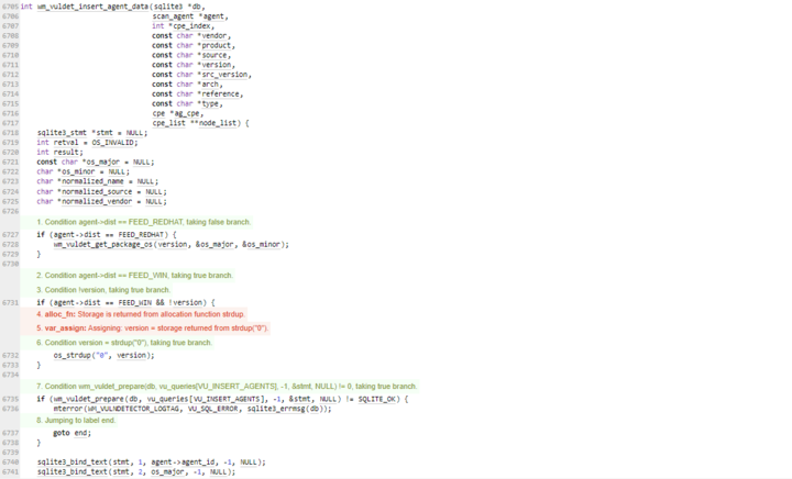 Memory Leak Detected By Coverity · Issue 18359 · Wazuhwazuh · Github