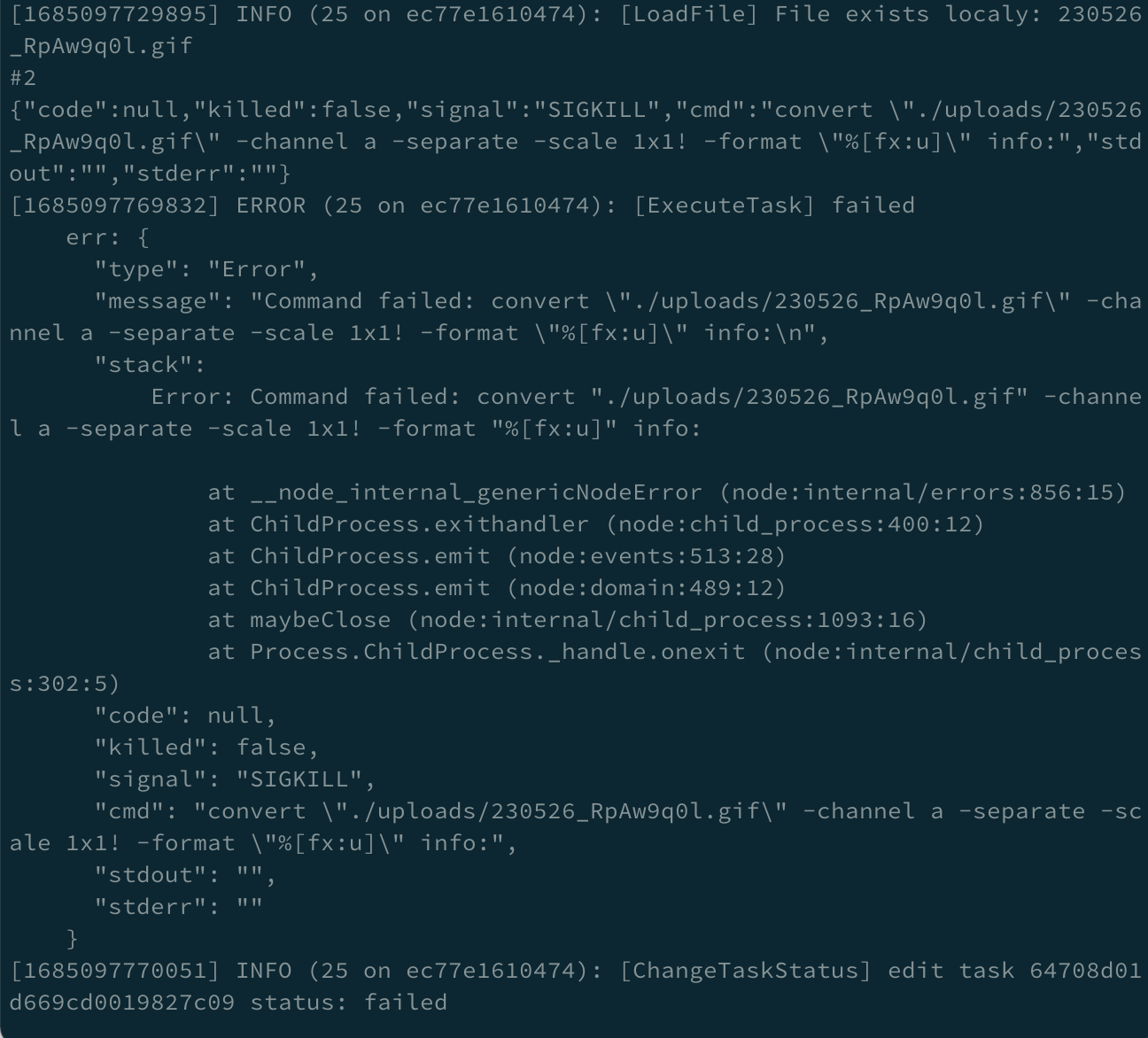 Specific 90+ Mb gif sigkill during 'convert' · Issue #6364 ...