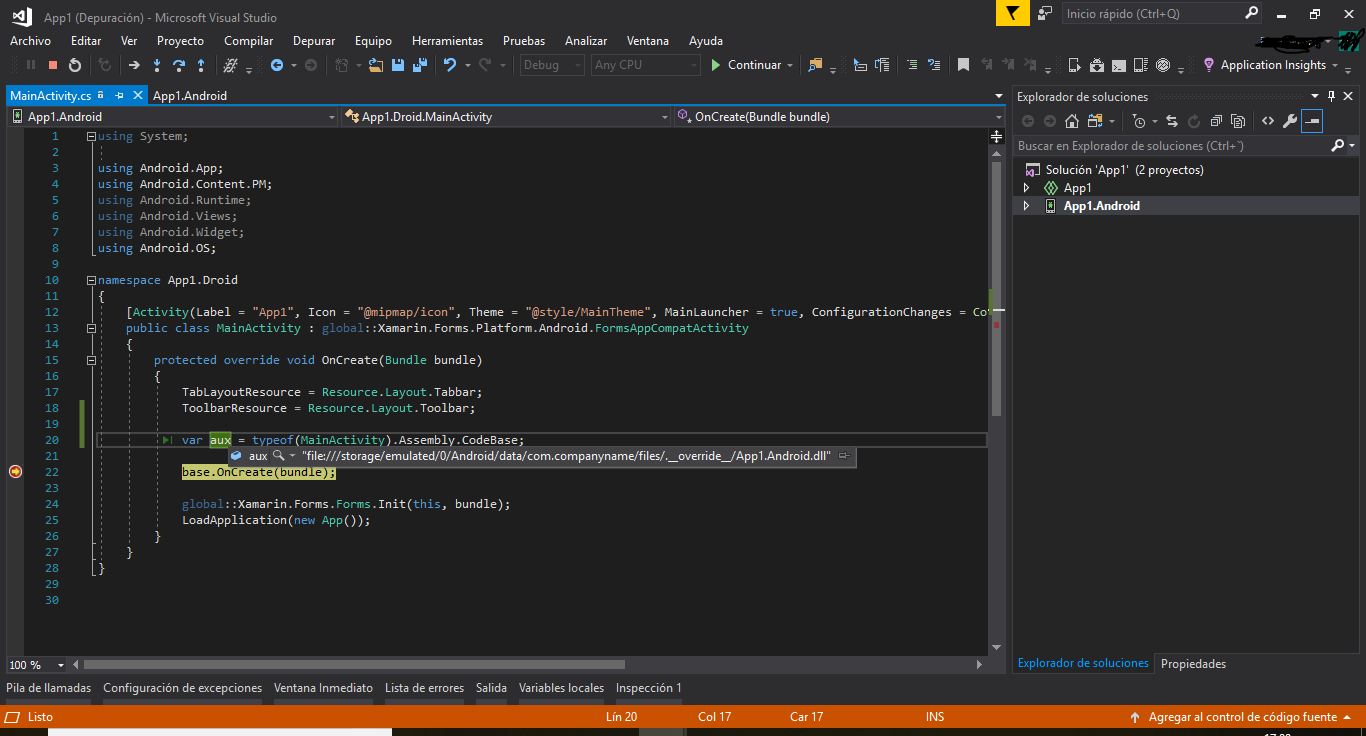 Unable to get the path of an assembly with Xamarin.Android in release · Issue #1966 · dotnet ...