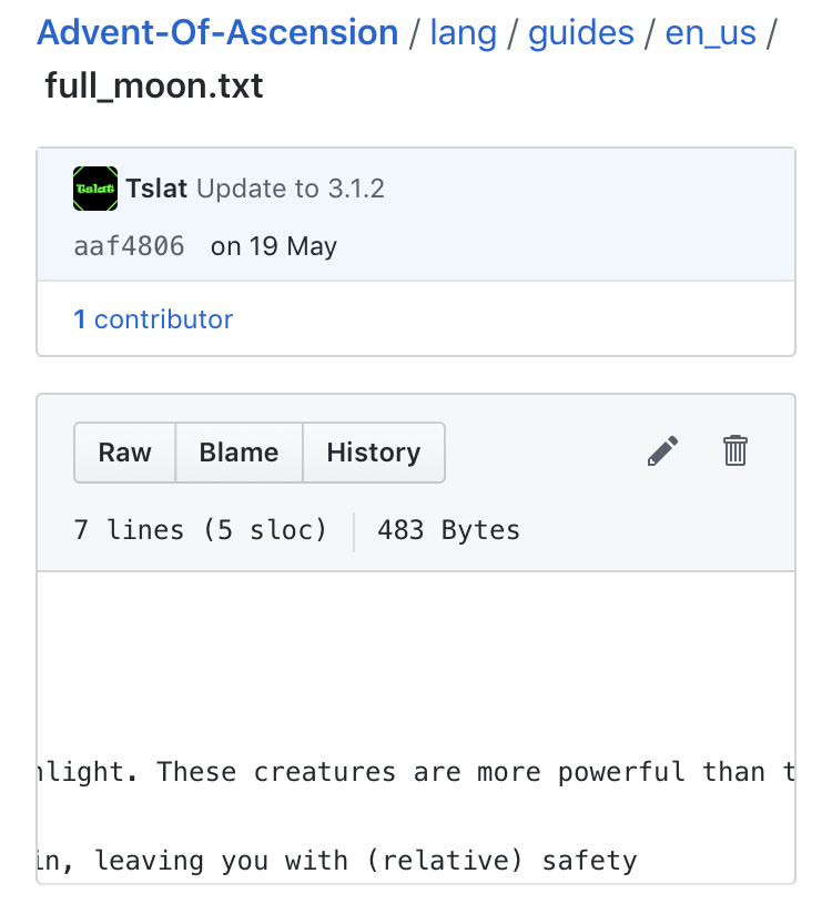 Missing Period · Issue #761 · Tslat/Advent-Of-Ascension · GitHub
