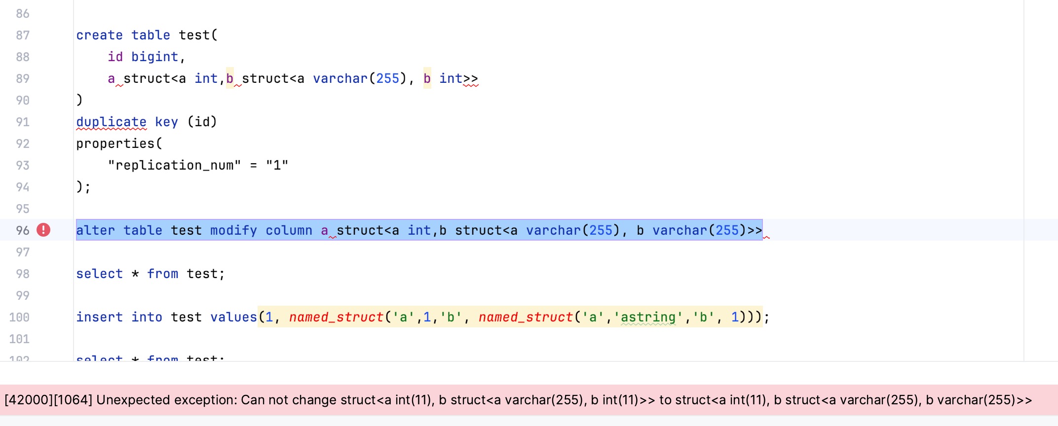 Support Semi Struct Type Schema Evolution Such As Struct · Issue 35103 · Starrocksstarrocks 