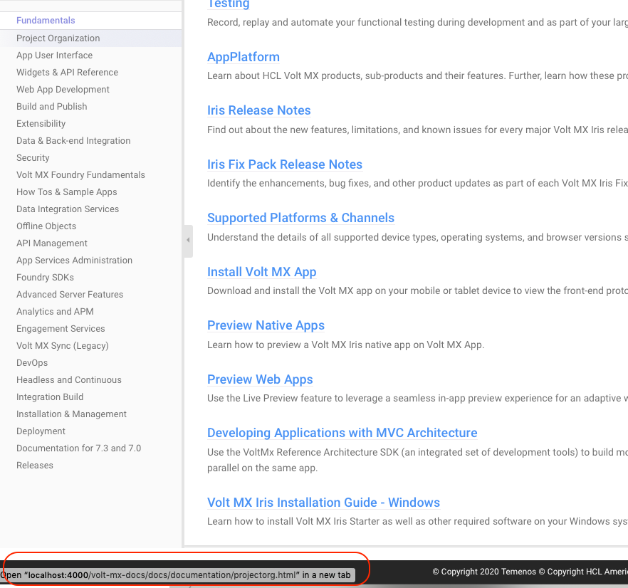 Links in navigation hardcoded to localhost:4000 · Issue #16 · HCL-TECH-SOFTWARE/volt-mx-docs ...