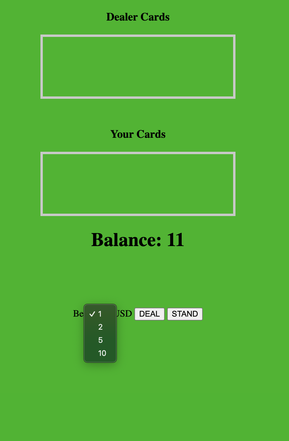 GitHub - AiroaeiCatalin/Blackjack-JS-App