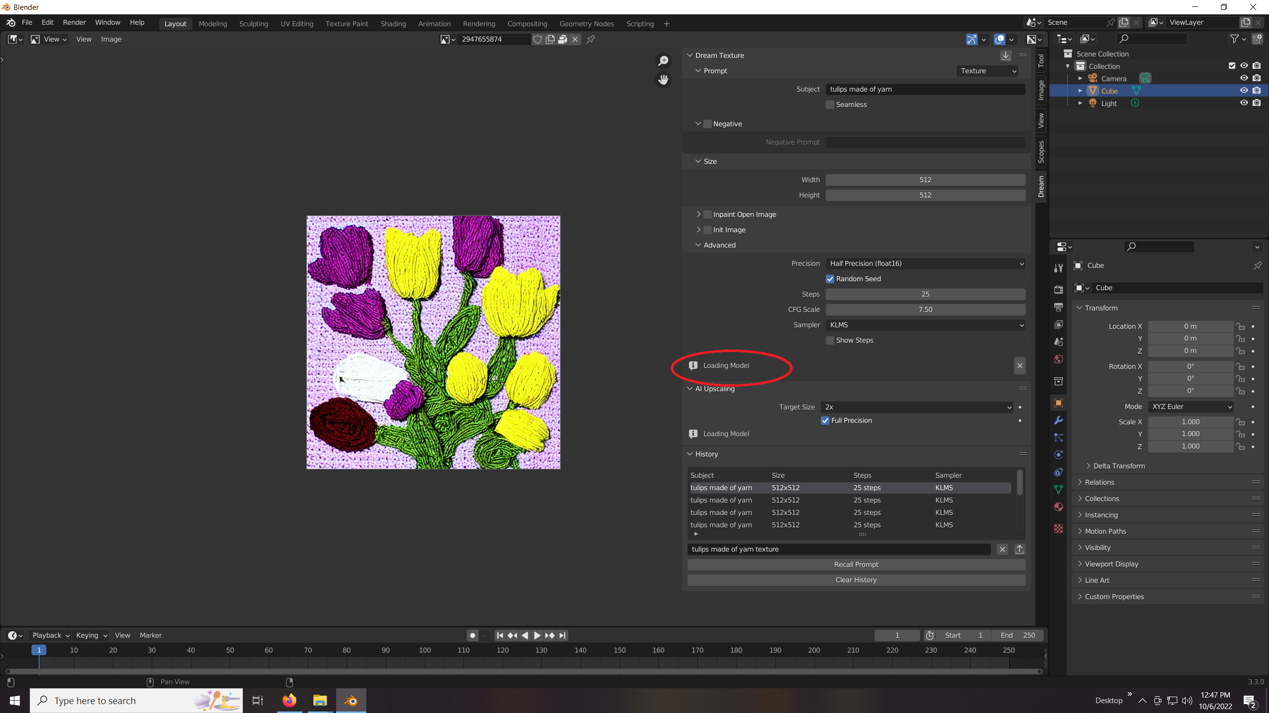 Setting Precision To A Value Other Than Automatic Causes The Generator To Load Every Time