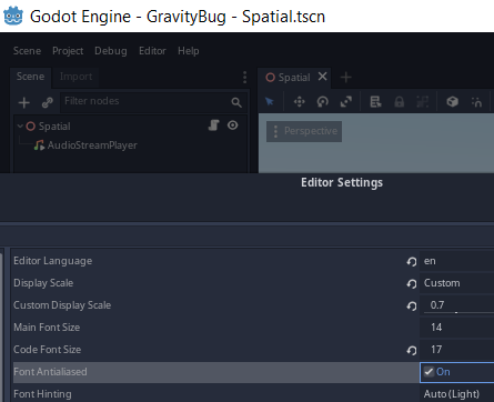 Editor fonts in the script editor's script list are less crisp since 3.3 when using editor scale ...