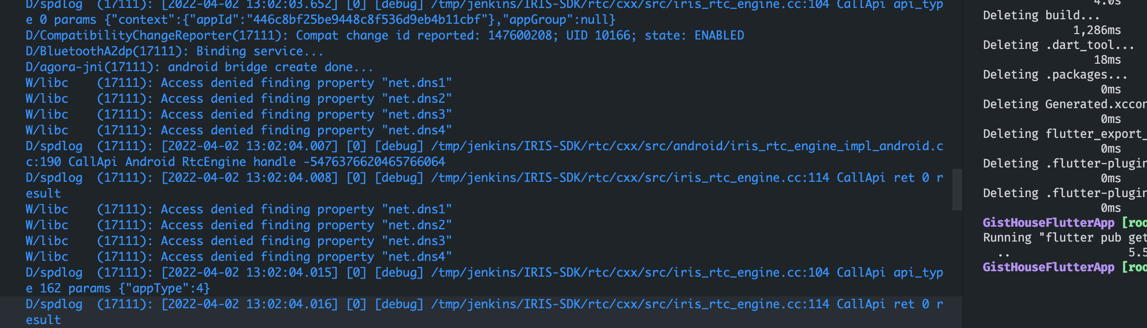 Could not download iris-rtc-3.5.2.aar · Issue #641 · AgoraIO-Extensions/Agora-Flutter-SDK · GitHub