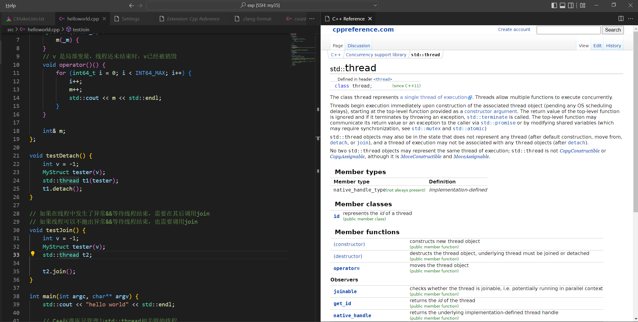 Dark theme support · Issue #2 · Guyutongxue/VSC_CppReference · GitHub