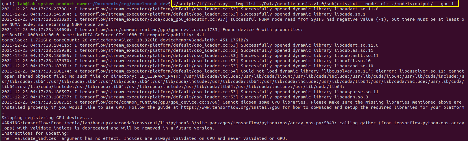 train.py: error: the following arguments are required: --img-list · Issue #355 · voxelmorph ...