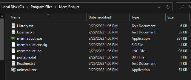 [Bug] · Issue #164 · henrypp/memreduct · GitHub