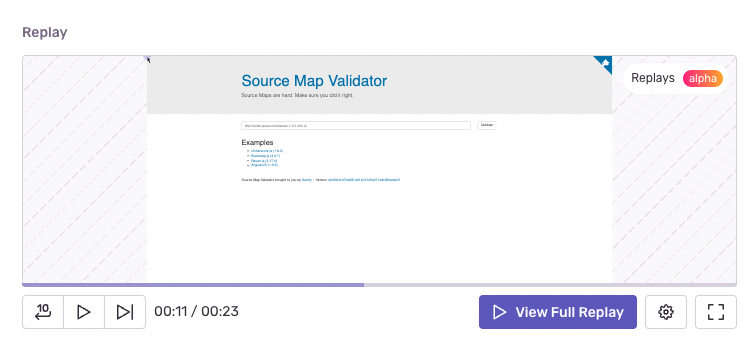 Move replay video to above breadcrumbs in the Issue Details page for an event + Replays (alpha ...