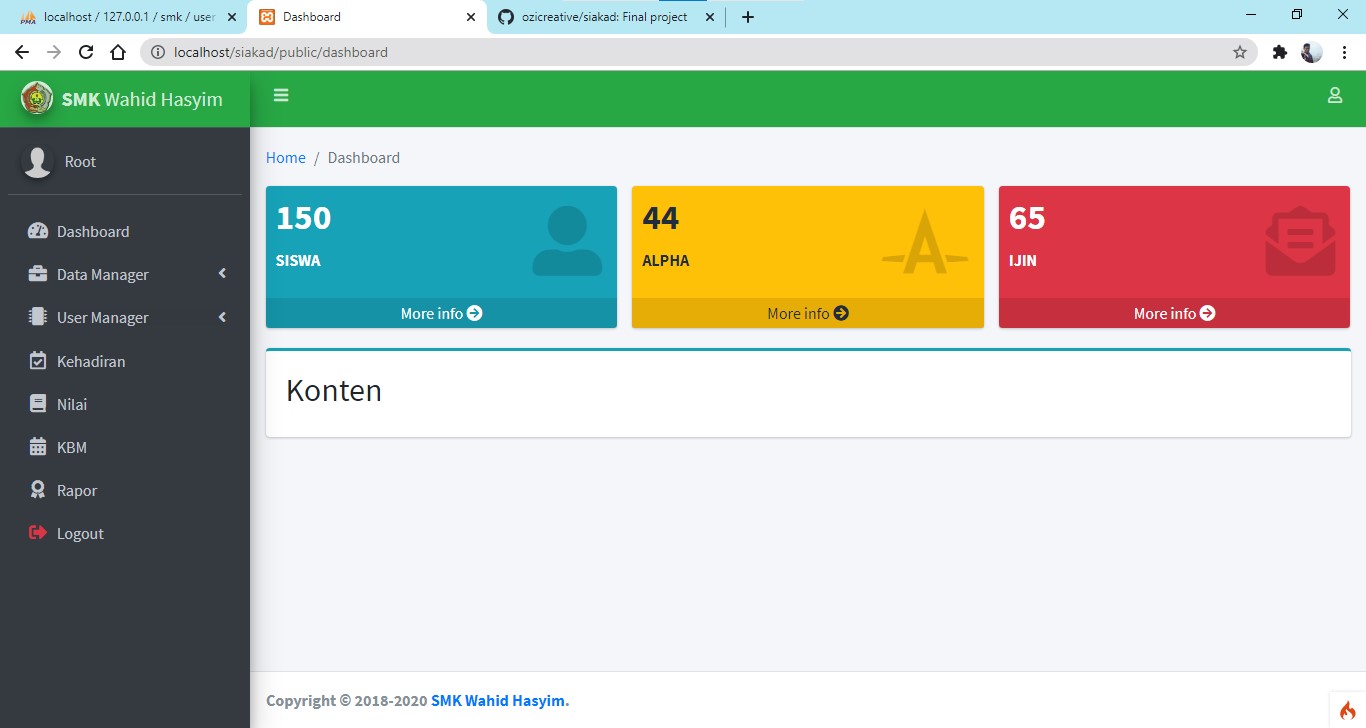 GitHub - ozicreative/siakad: Final project