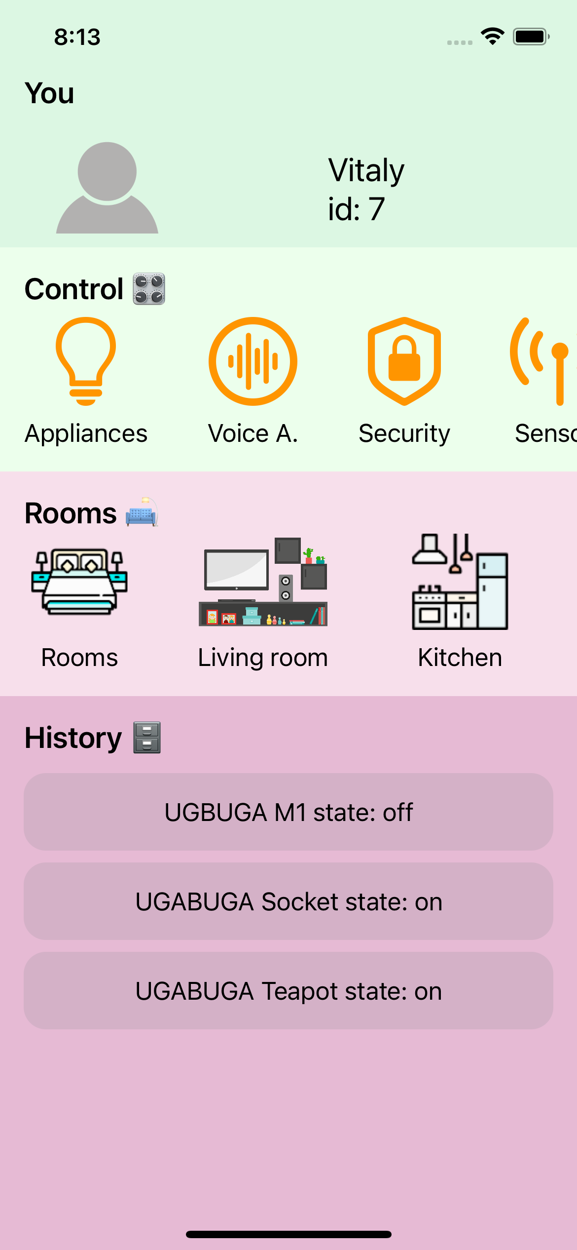 GitHub - riemanng/SmartHome: Tiny project for simulating IoT controls