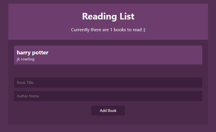 GitHub - Abhishek971999/reading-list-app: Reading List App in Reactjs using context hooks and ...