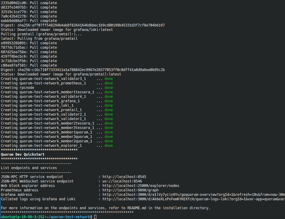 Web block explorer · Issue #217 · Consensys/quorum-dev-quickstart · GitHub