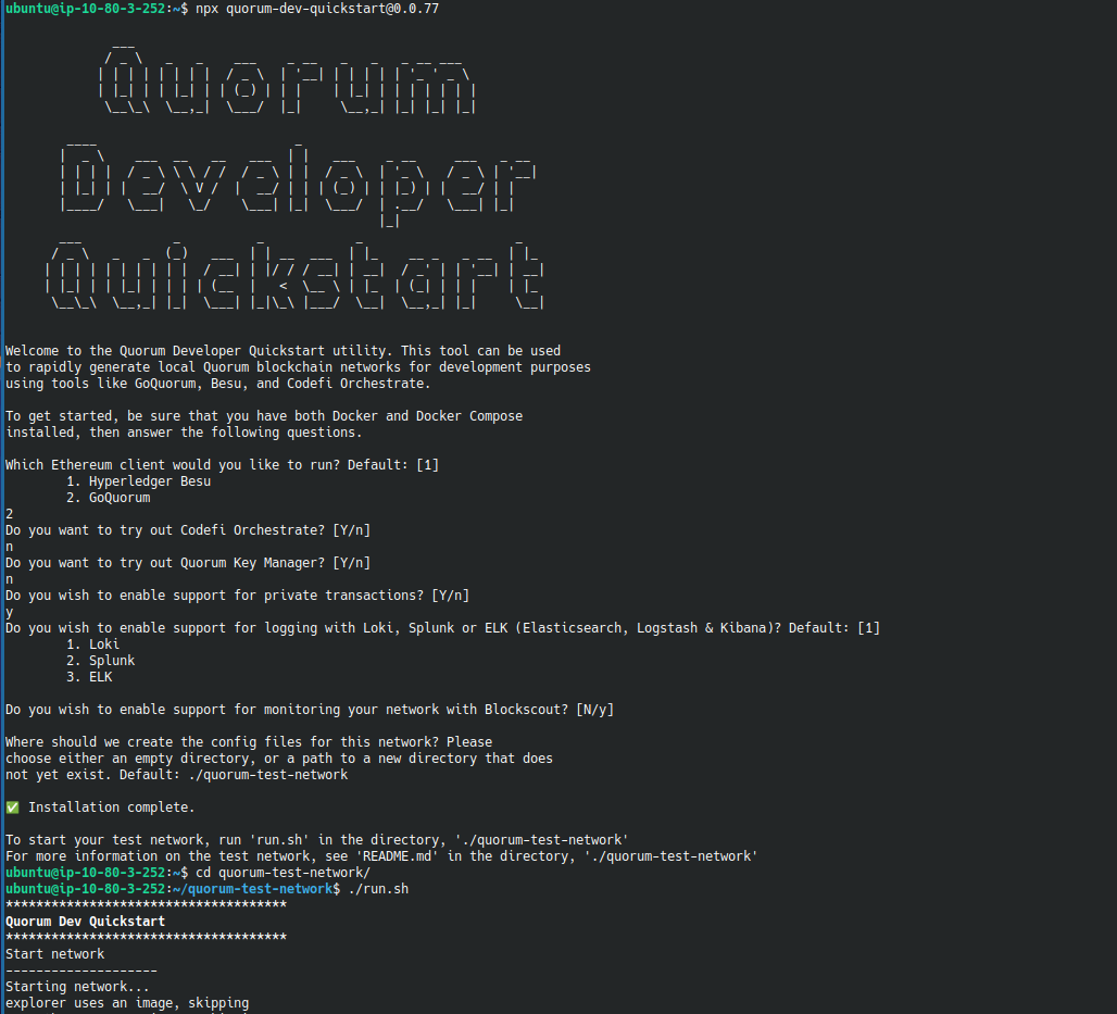 Web block explorer · Issue #217 · Consensys/quorum-dev-quickstart · GitHub