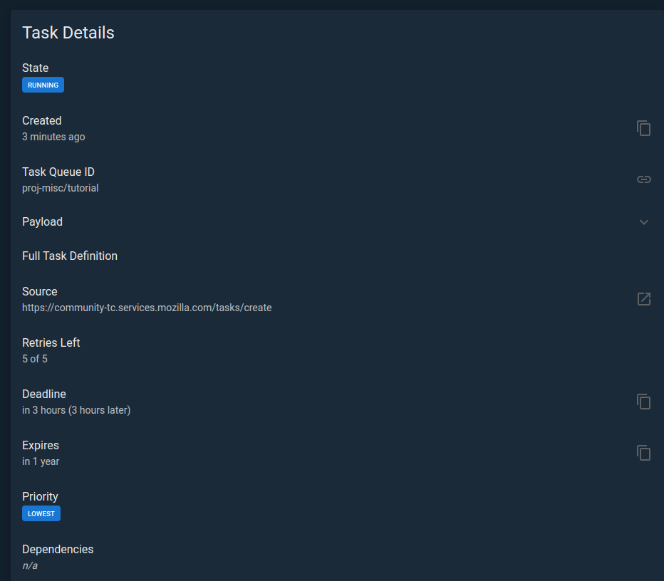 Add an easier way of copying a task definition · Issue #6052 · taskcluster/taskcluster · GitHub