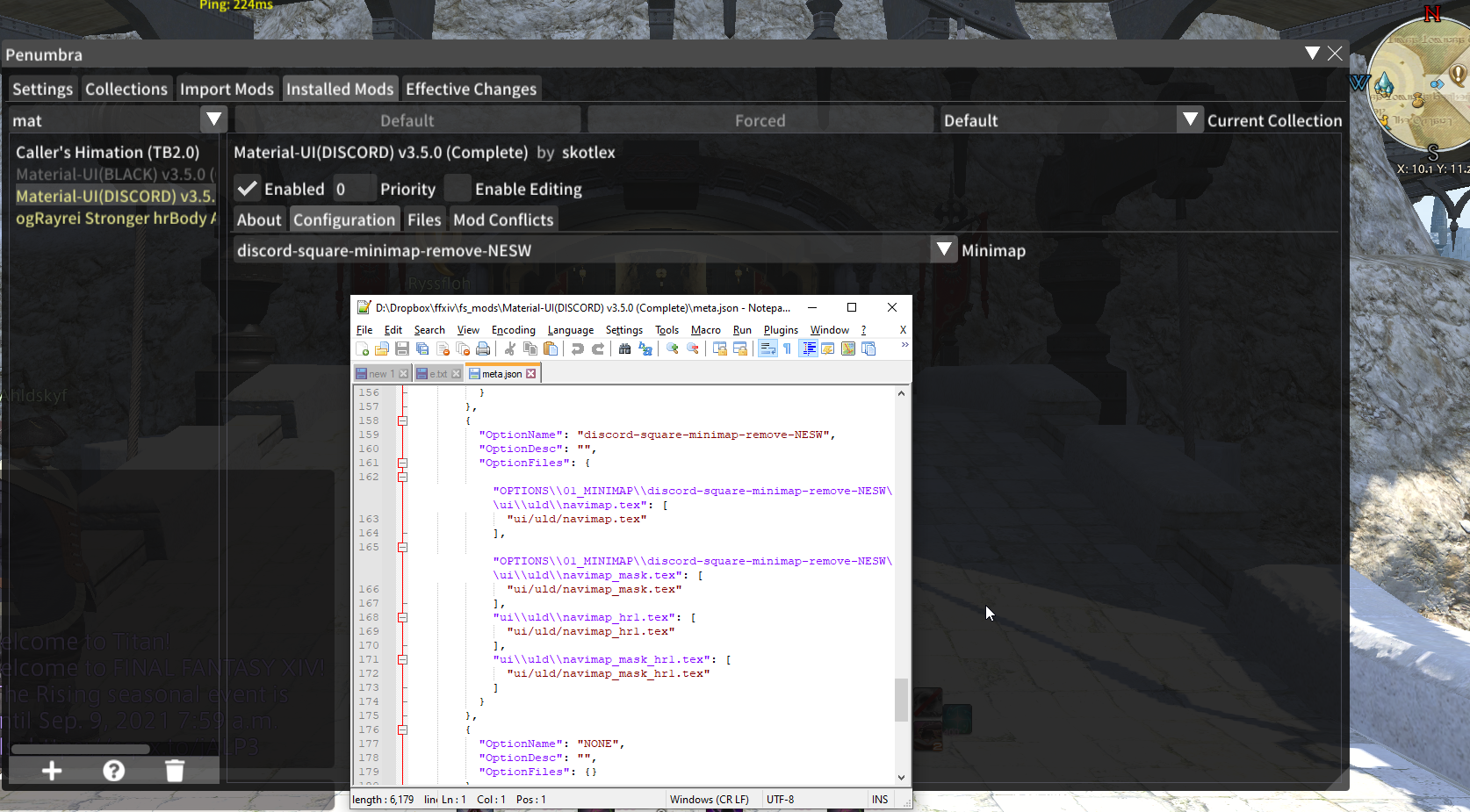 Penumbra support · Issue #240 · skotlex/ffxiv-material-ui · GitHub
