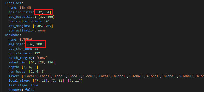 关于图片大小的设置 · Issue #6910 · PaddlePaddle/PaddleOCR · GitHub