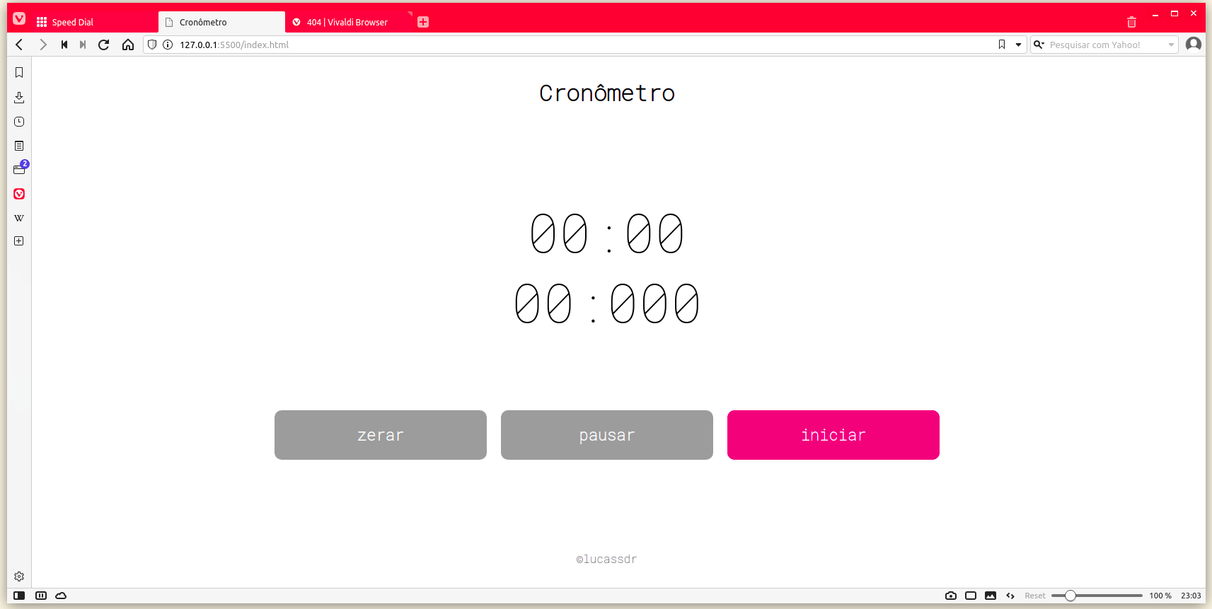 GitHub - lucassdr/cronometro