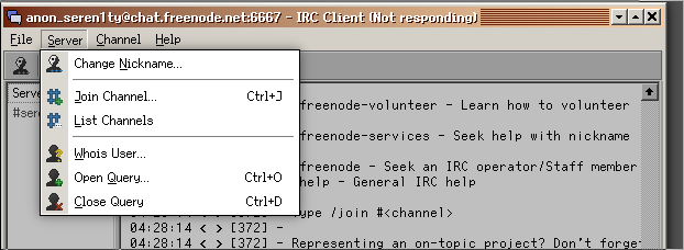 IRC Client: List Channels causes application to Not Respond · Issue ...