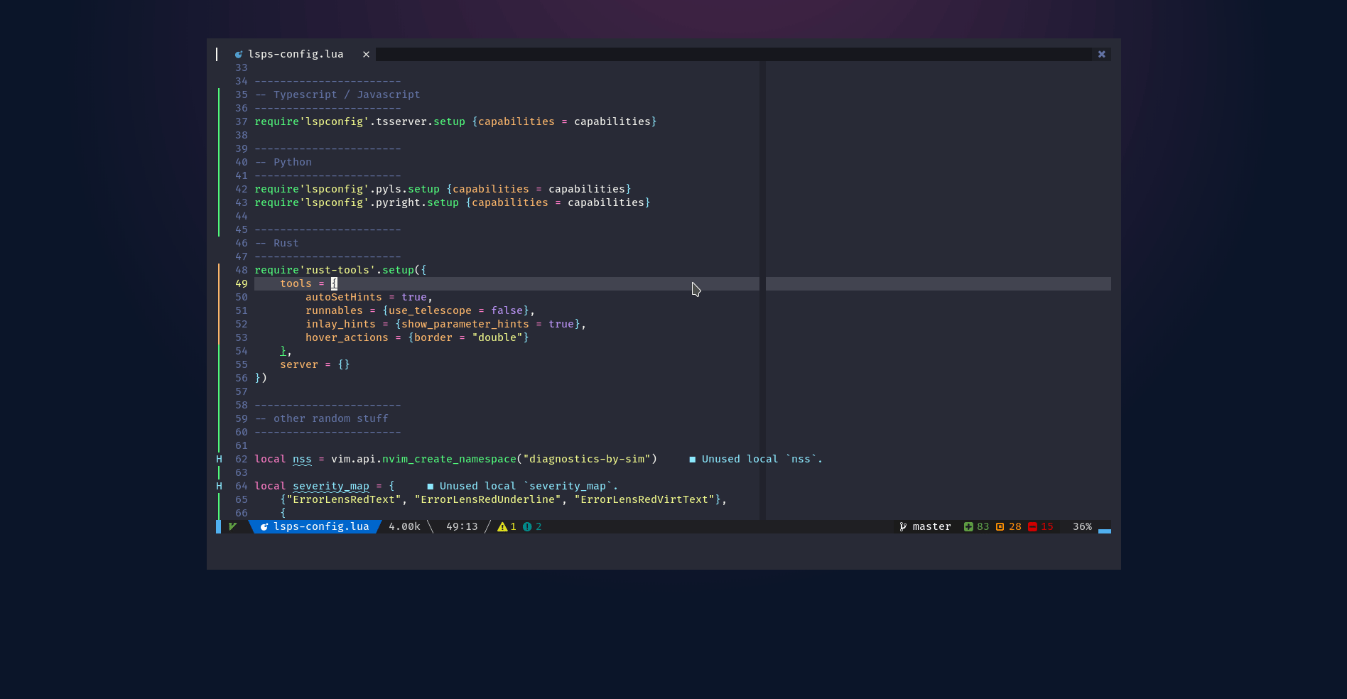 Window width issue after reopen nvim-tree · Issue #33 · simrat39 ...