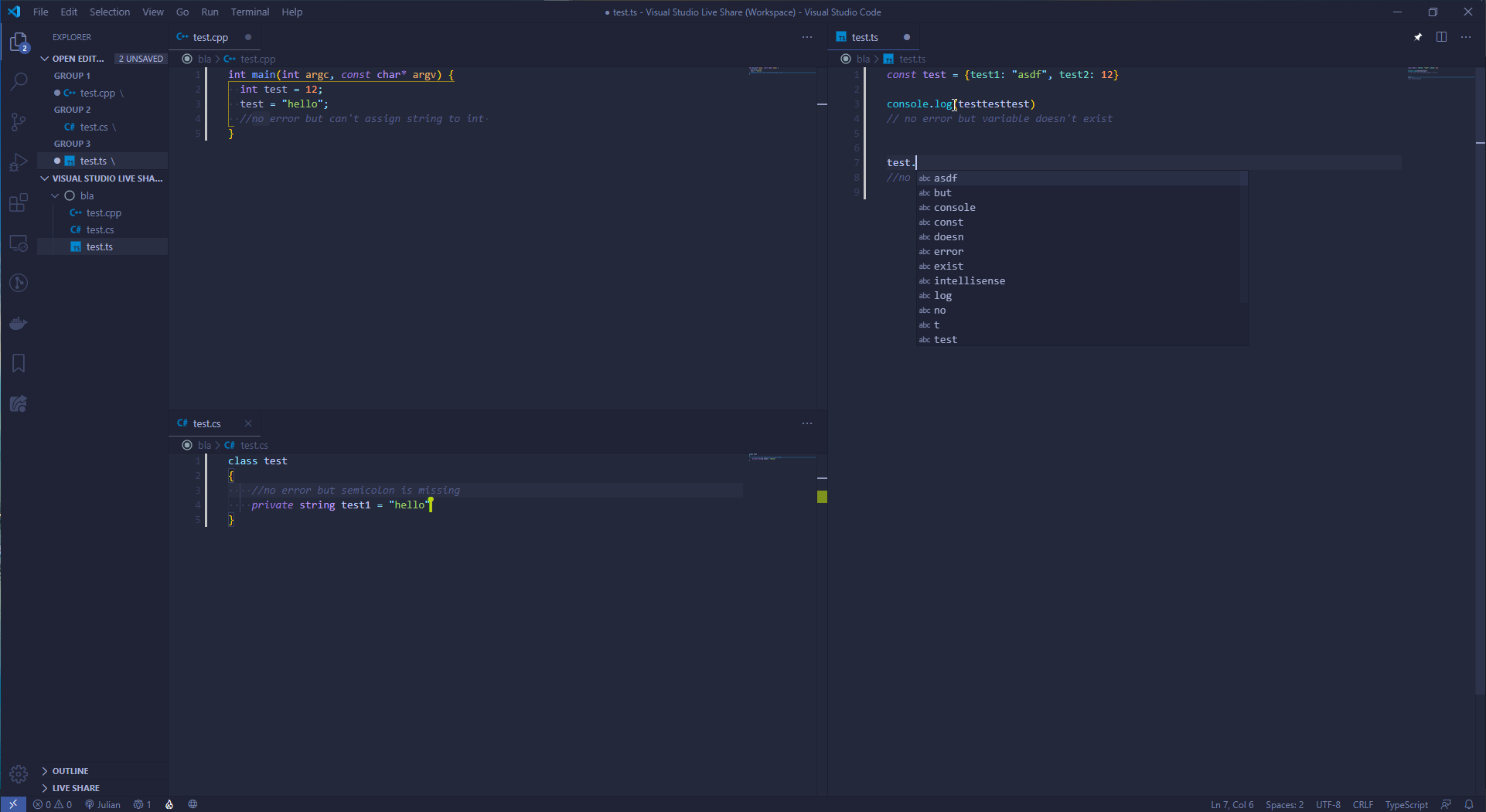 Language Server Not Working · Issue 3336 · Microsoft Live Share · Github