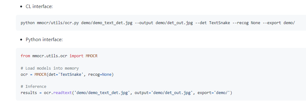 demo 推理 · Issue #986 · open-mmlab/mmocr · GitHub