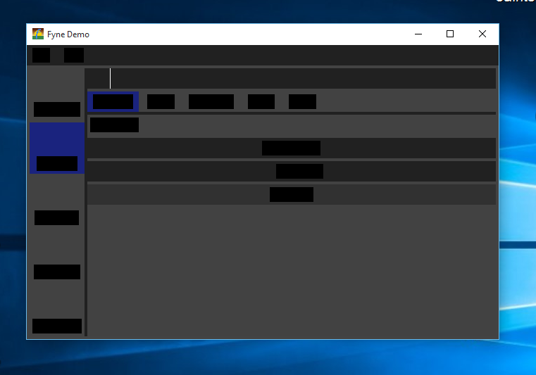 Displayed Texts disappear when window is minimized · Issue #485 · fyne ...