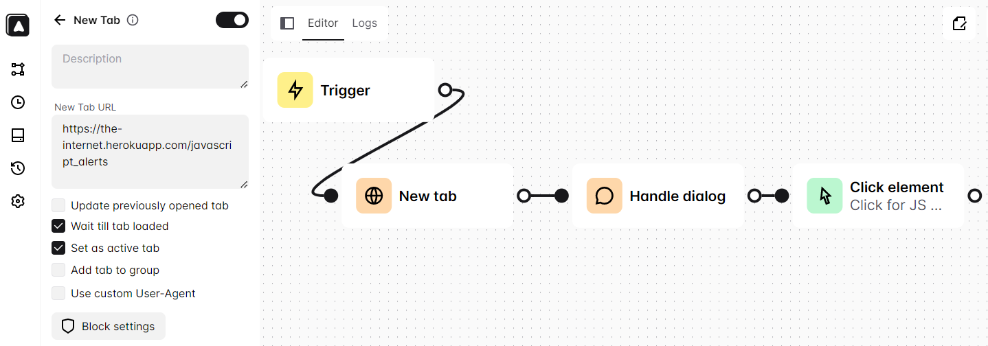 how to handle the dialog popup on page load? · Issue #532 · AutomaApp ...