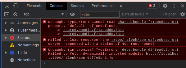 [0.3.0-alpha.8] Error on bundle from static build · Issue #150 · alephjs/aleph.js · GitHub