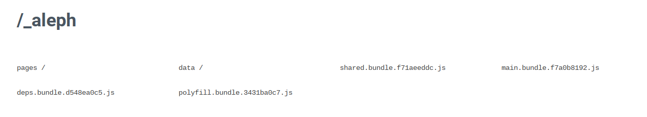 [0.3.0-alpha.8] Error on bundle from static build · Issue #150 · alephjs/aleph.js · GitHub