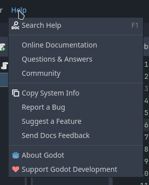 Remove some icons from Help menu · godotengine godot-proposals · Discussion #8326 · GitHub