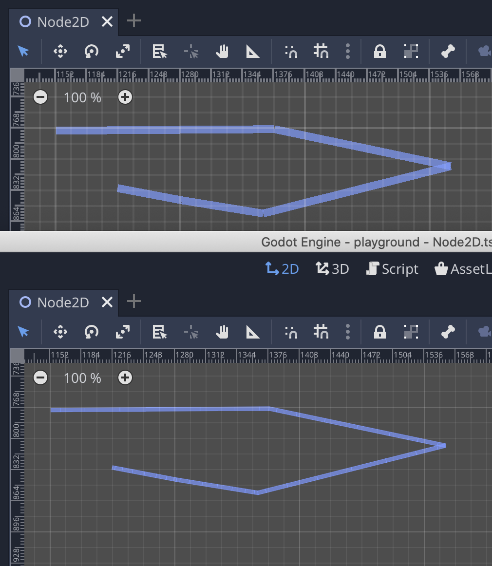 Thick 2D grid on HiDPI display · Issue #36207 · godotengine/godot · GitHub