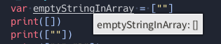 Confusing representation of empty string in array · Issue #41558 · godotengine/godot · GitHub