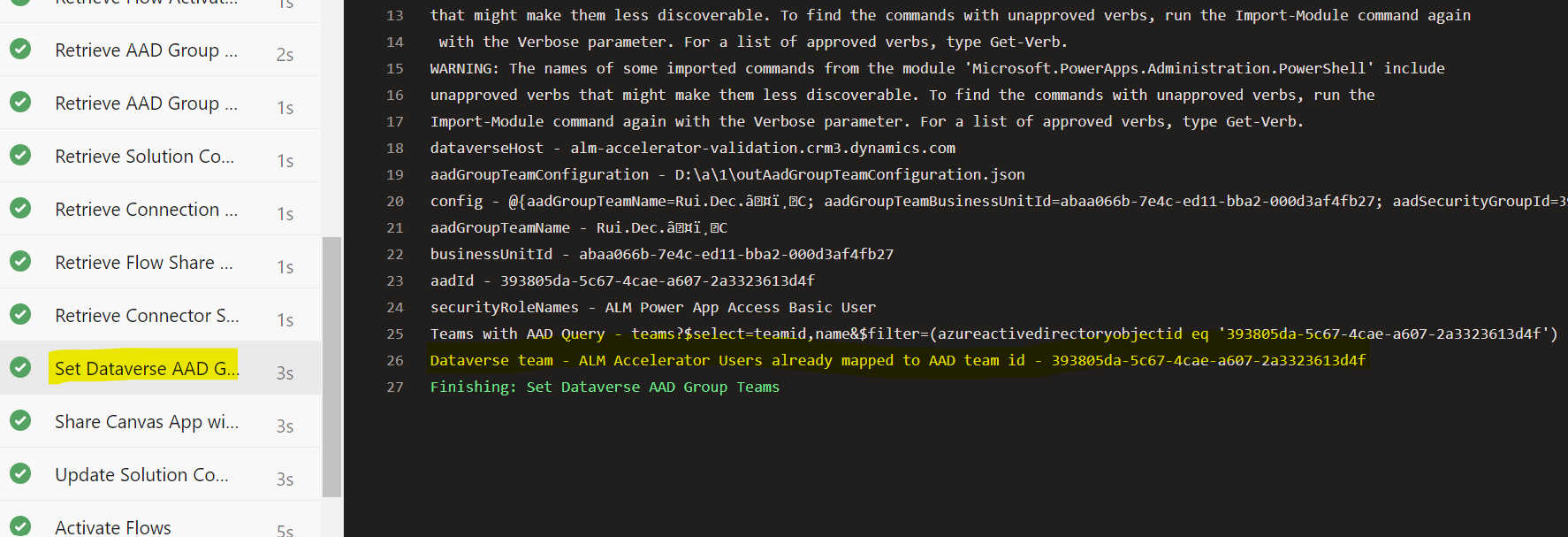Alm Accelerator Bug Multilple Group Teams Associated To The Same Aad Group · Issue 4343