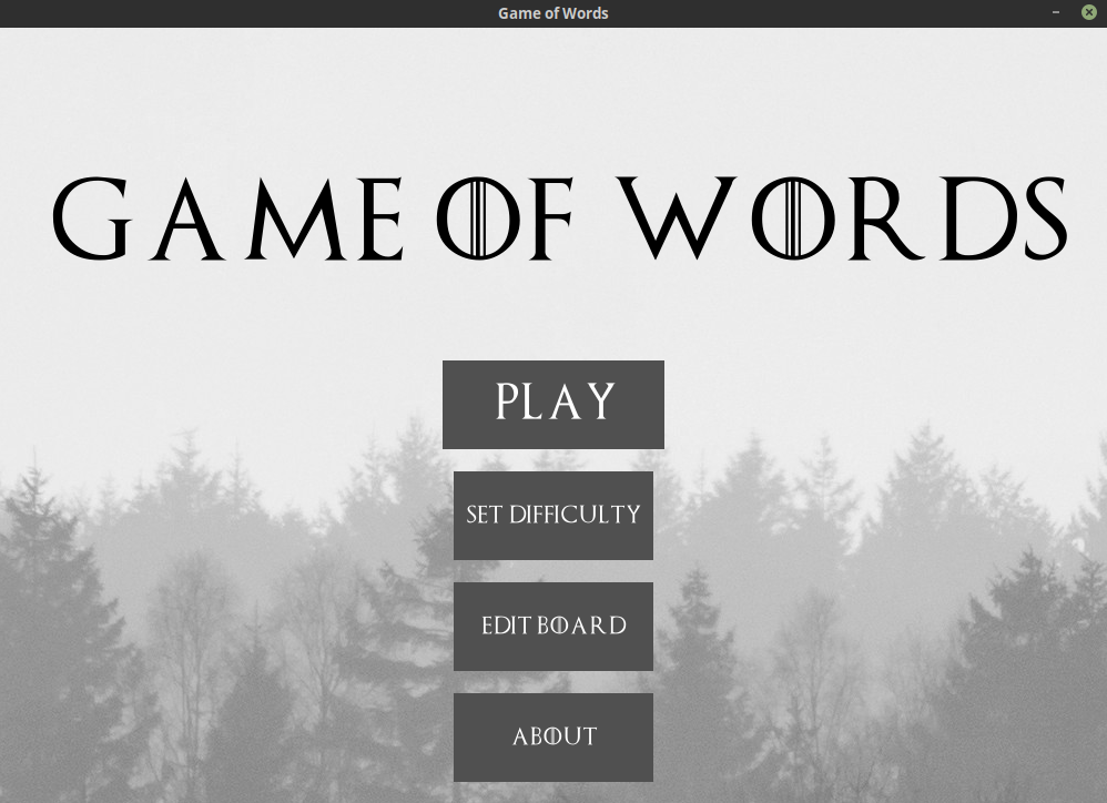 GitHub - pszemkor/game-of-words: Our version of Scrabble implemented using pygame. User can play ...
