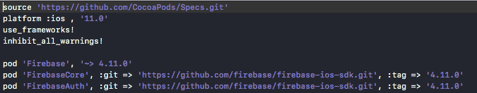 'sharedApplication' is unavailable - xcode compilation error with Firebase 4.11.0 & FirebaseAuth ...