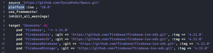 Sharedapplication Is Unavailable Xcode Compilation Error With Firebase 4110 And Firebaseauth